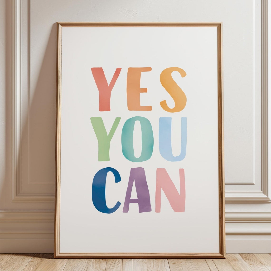Miluva Daily Positive Affirmation, Rainbow Classroom Decor, Yes You Can ...