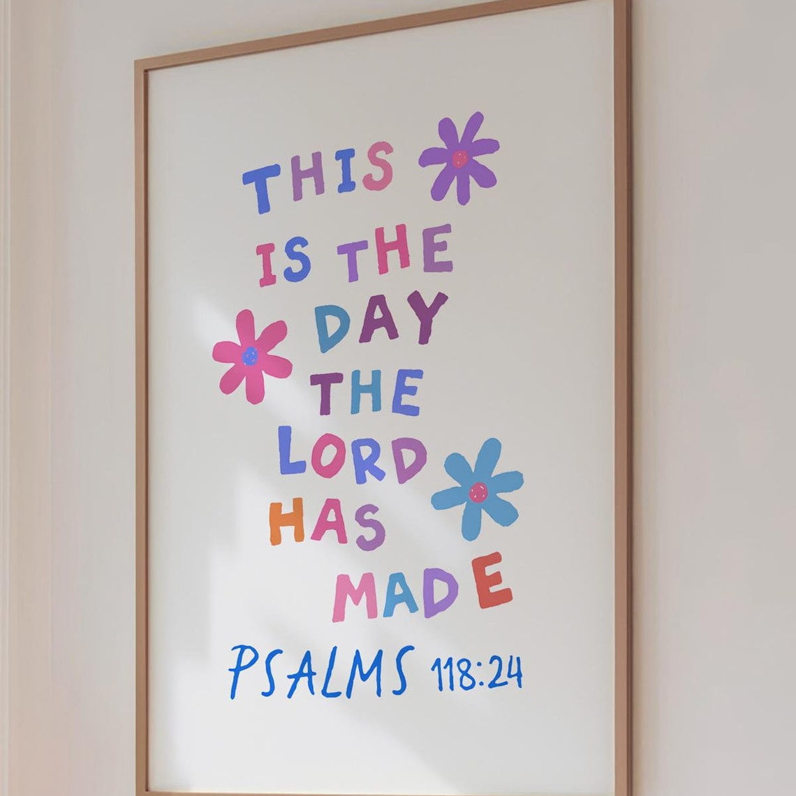 Miluva This Is The Day The Lord Has Made Print Psalms 118 24 Christian ...
