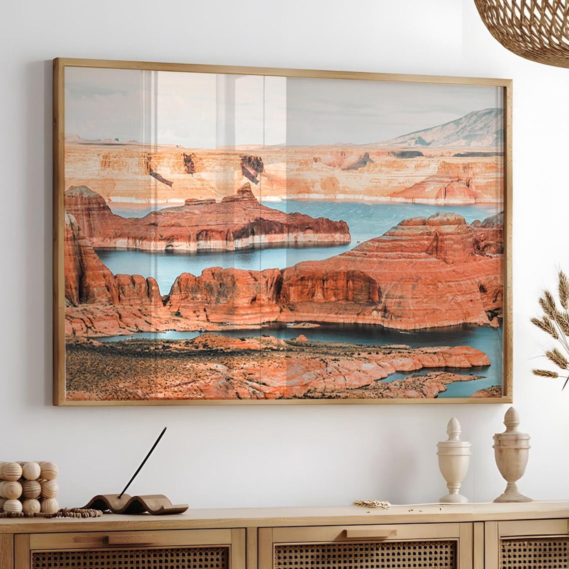 Miluva Desert Landscape , Utah Desert Wall Art, Boho Desert Photography ...