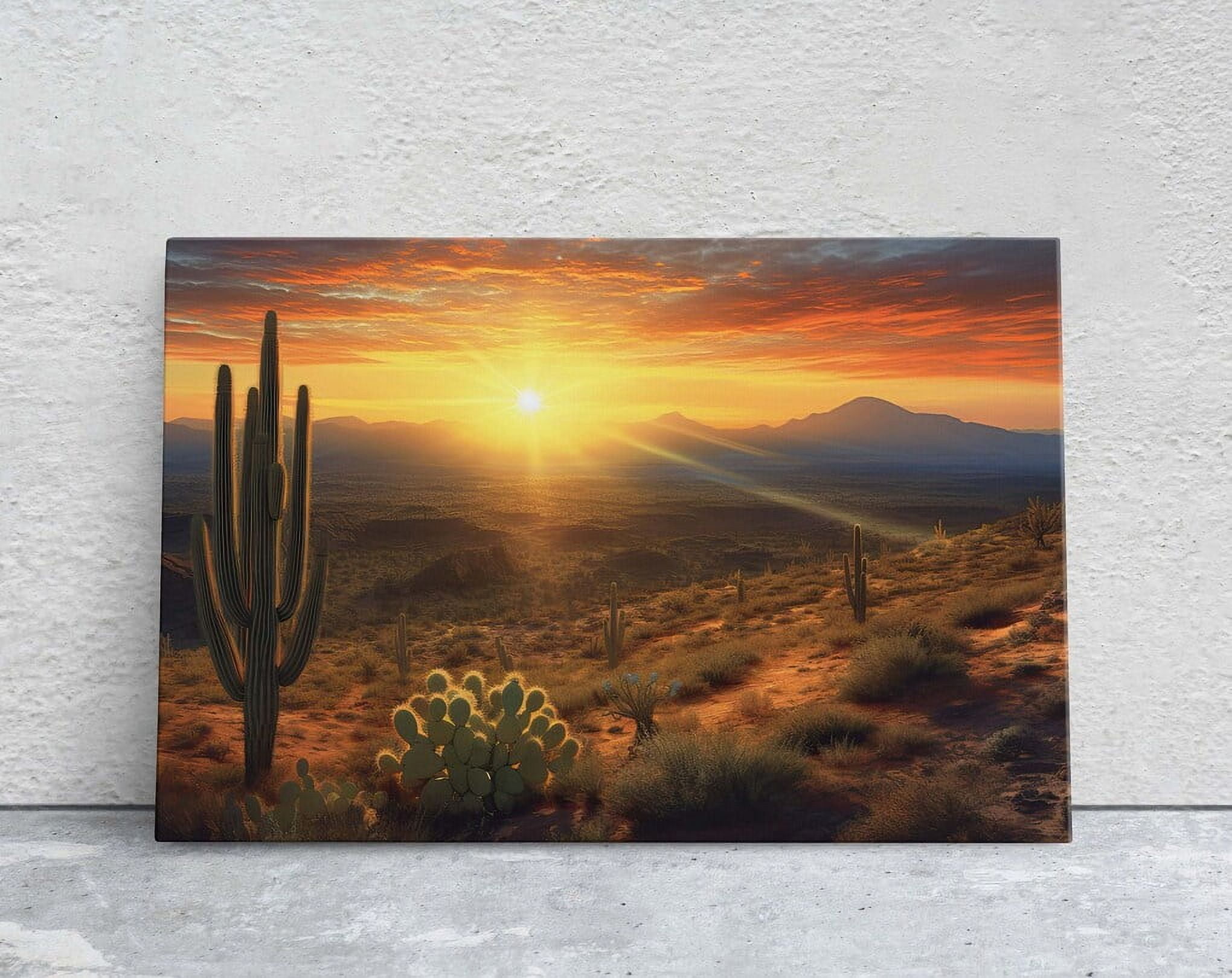 Miluva Desert Sunrise On , Subdued Desert, Landscape Realistic, Realism ...