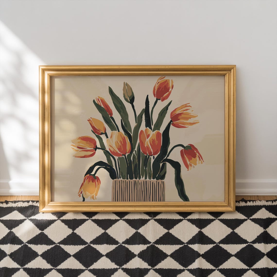 Miluva Din A Horizontal Frame Photoshop Mockup Template For Art Display ...