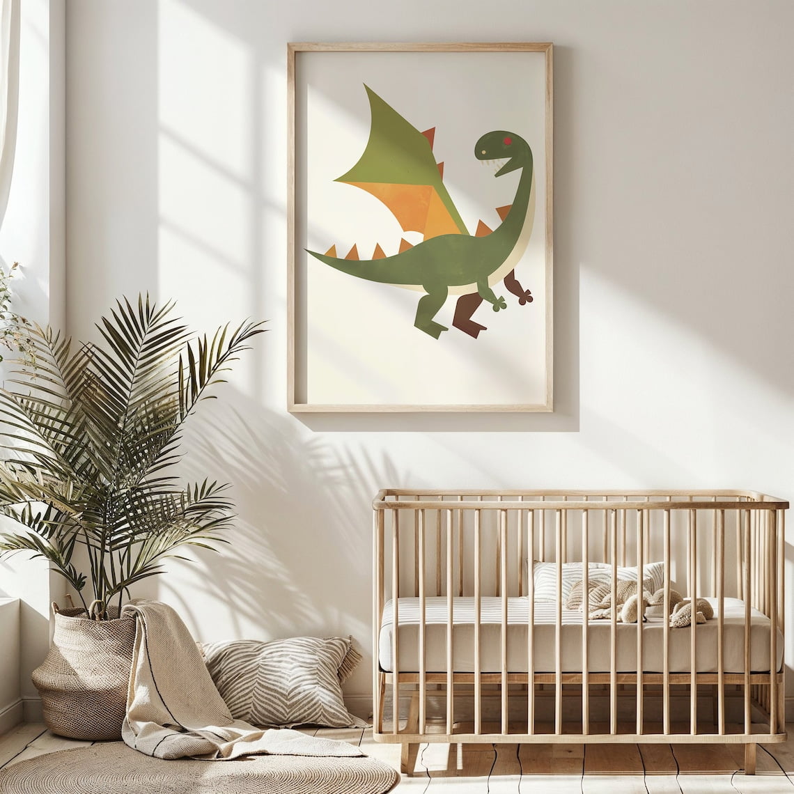 Miluva Dinosaur Nursery Wall Art, Kids Room Poster Printable Playful T ...
