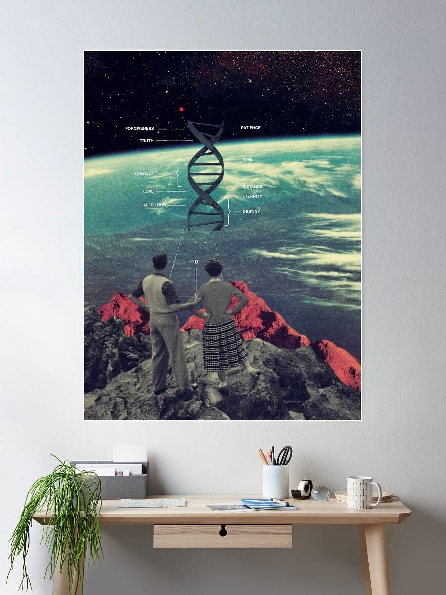 Miluva Distance And Eternity Poster Wall Art, Modern Wall Decor For ...