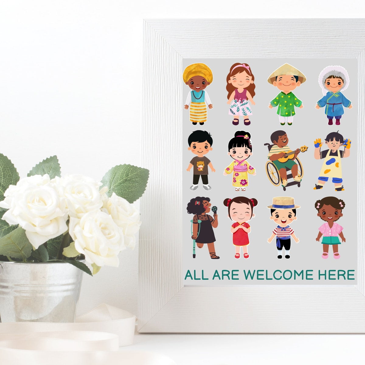 Miluva Diverse And Inclusive Kids Poster For The Classroom ...