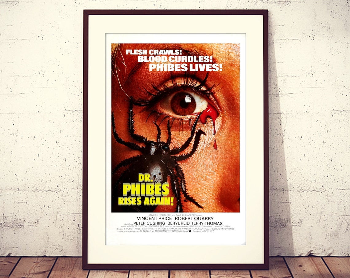 Miluva Dr Phibes Rises Again, 1972 British Horror-Dark Comedy Film ...