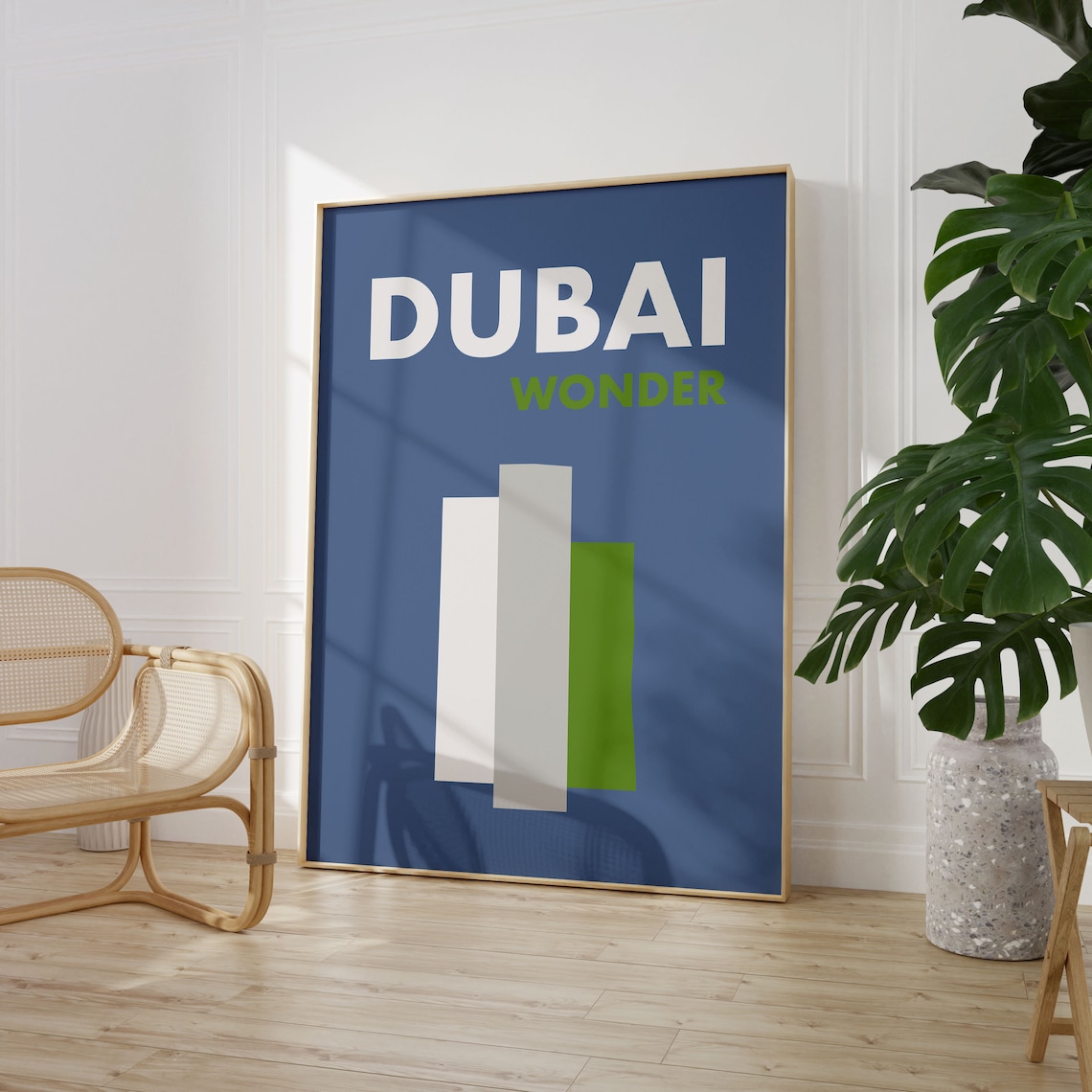 Miluva Dubai Wonder Travel Poster, Famous City Poster, Eclectic Home ...