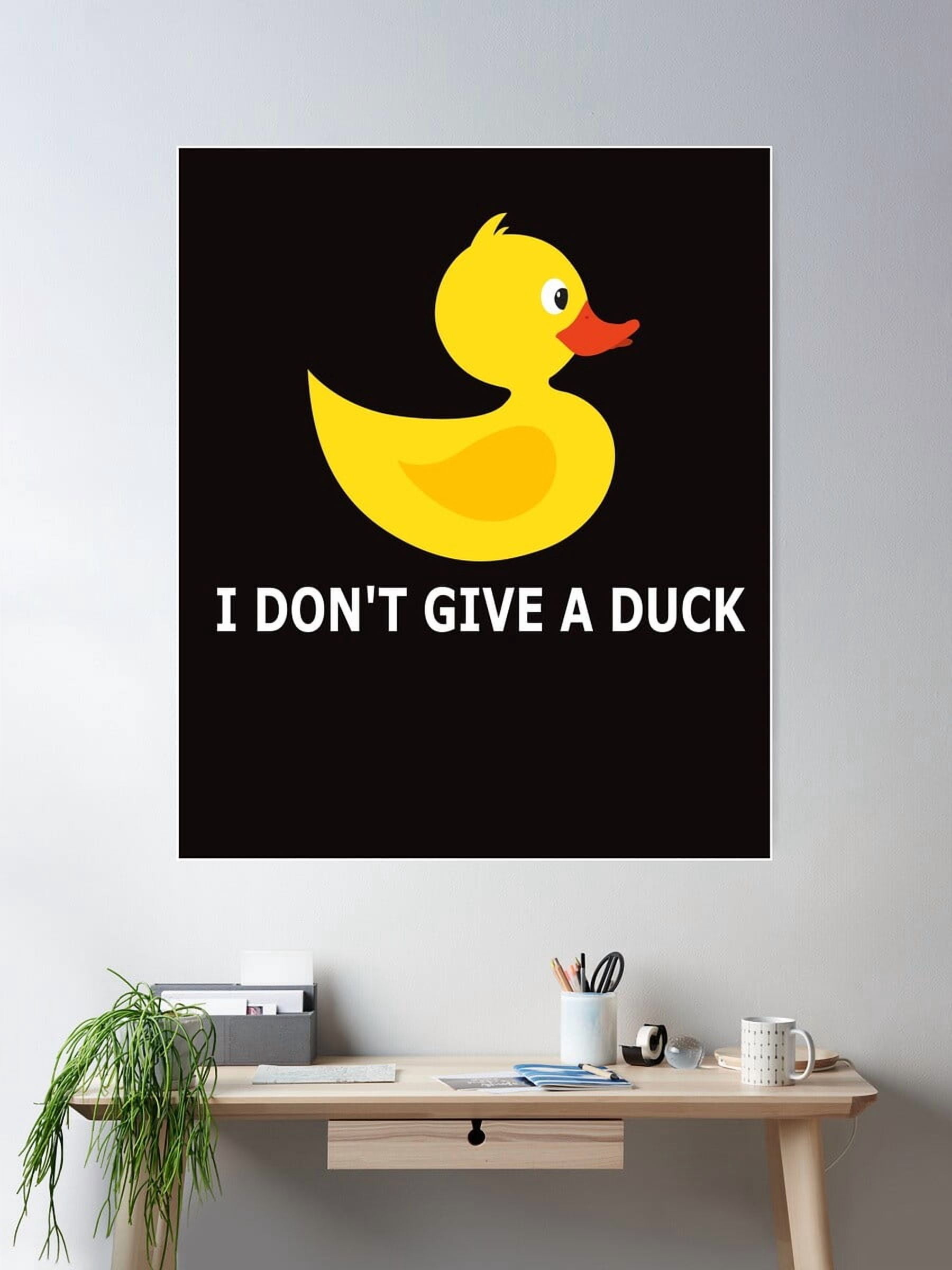 Miluva Duck Rubber Duck Rubber Duck Squid Duck Poster Wall Art, Modern ...