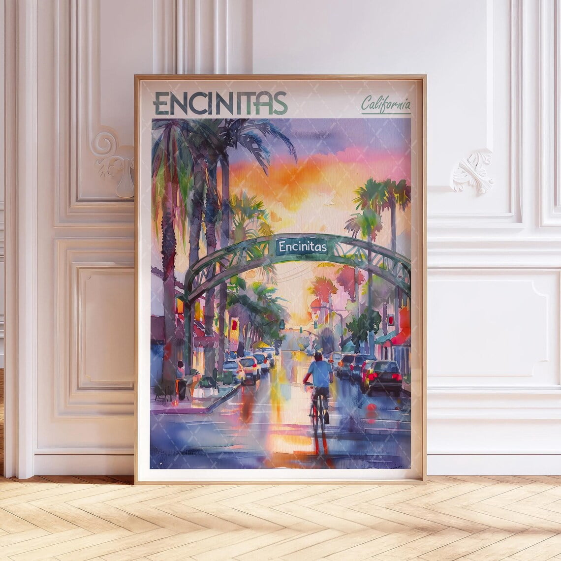Miluva Encinitas Art Print - California City Print - California Usa ...