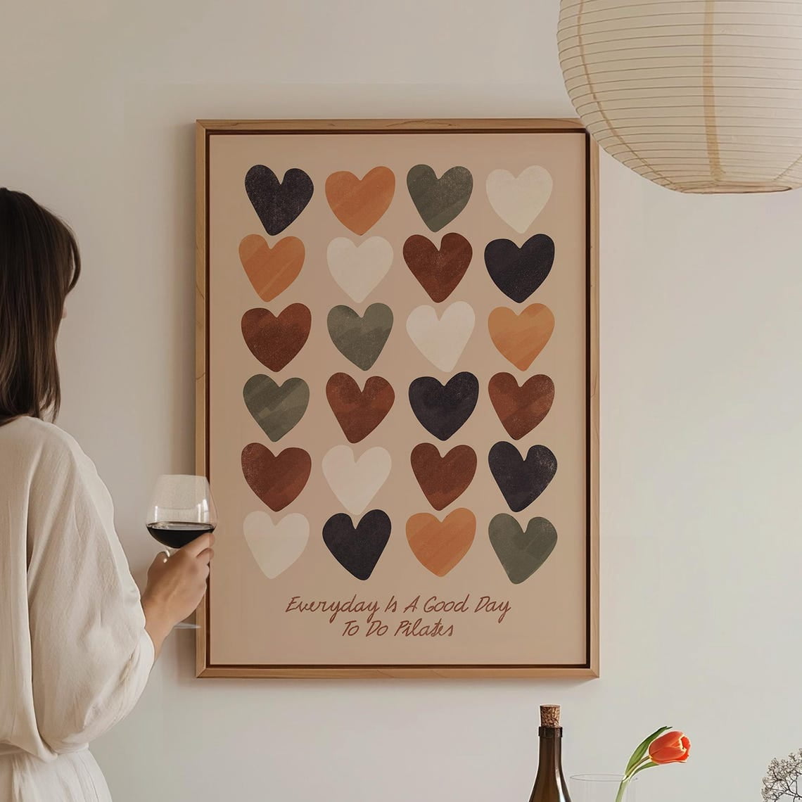 Miluva Every Day Is A Good Day For Pilates - Motivational Wall Art ...