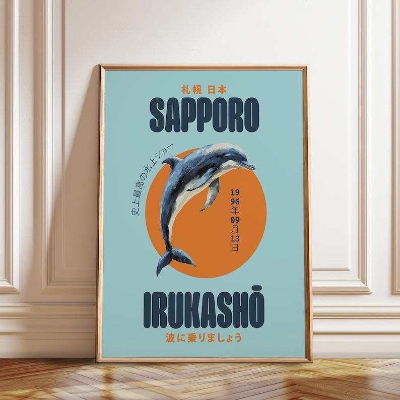 Miluva Exquisite Dolphin Wall Art For Home Decor - Dolphin Serenade ...