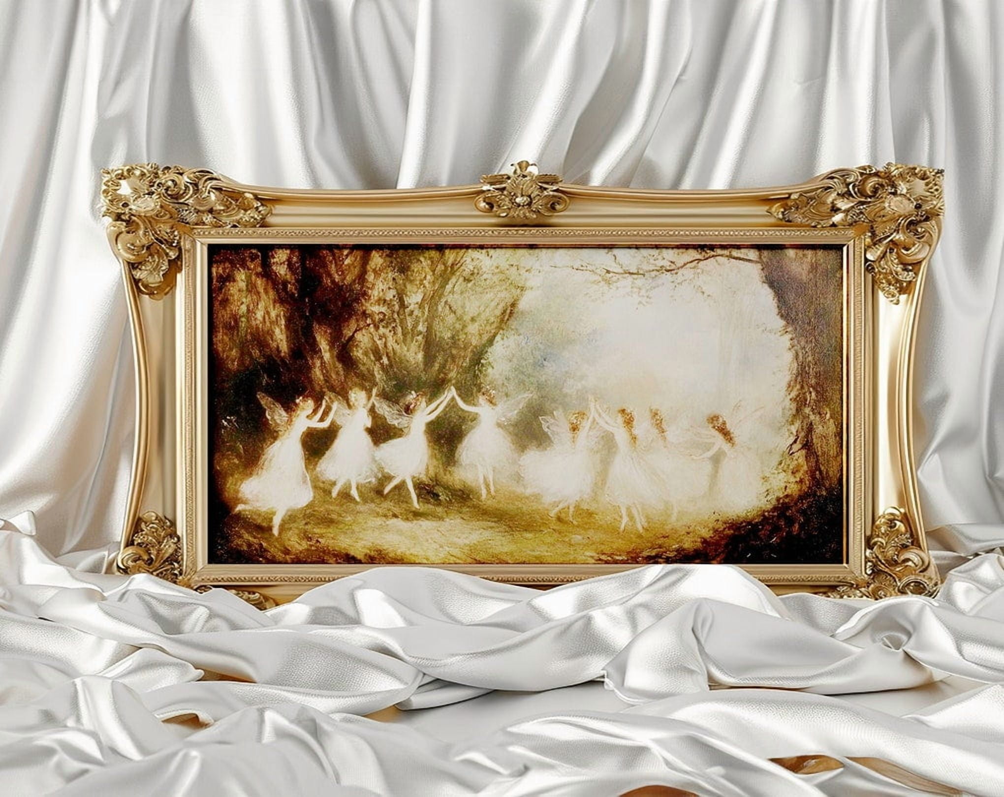 Miluva Fairy Dance Print, Vintage Fairytale Aesthetic Art Featuring ...