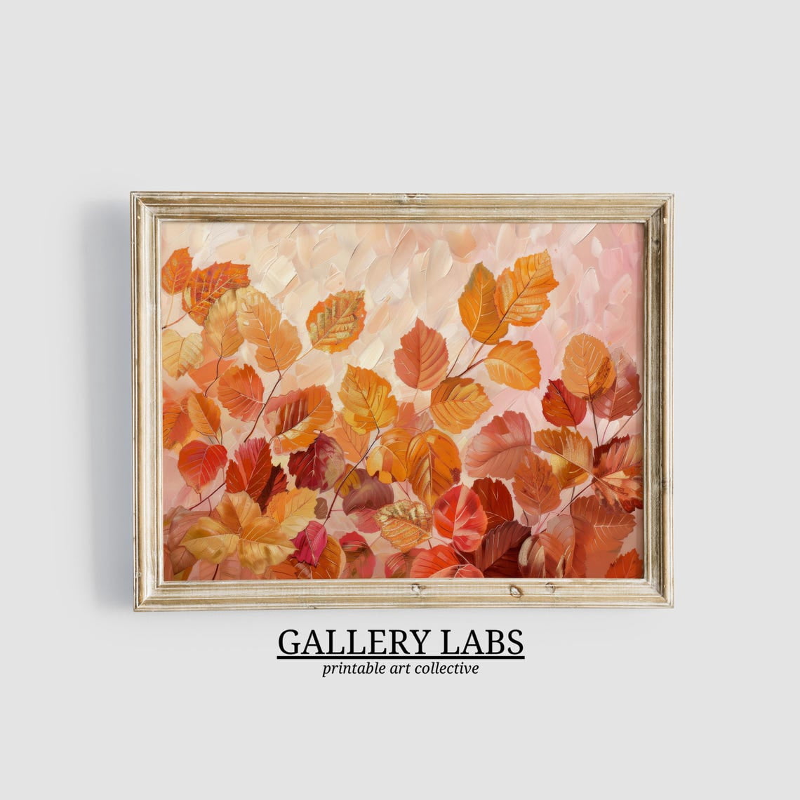 Miluva Fall Leaves Decor Trendy Print Autumn Wall Art Seasonal Decor ...