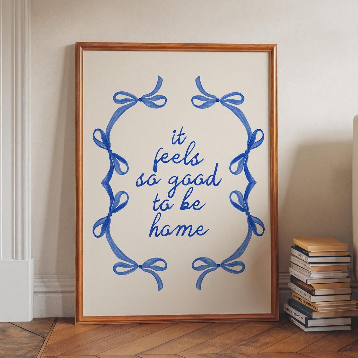 Miluva It Feels So Good To Be Home Poster, Positive Quotes Print ...