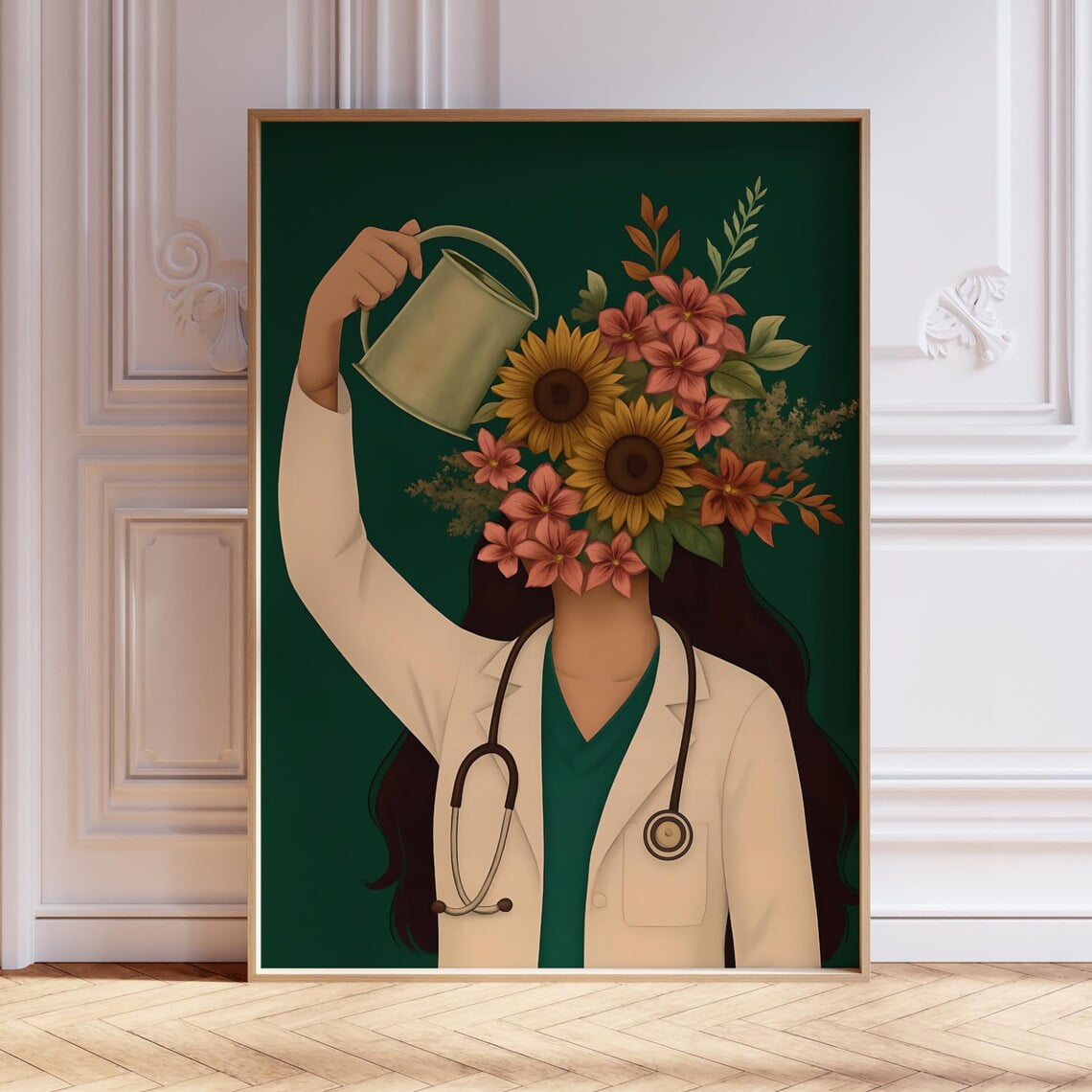Miluva Female Psychologist Doctor Posters, Psychology Medical School ...