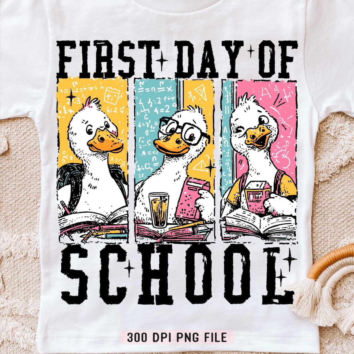 Miluva First Day Of School , Goose Back To School , Retro Humor Teacher ...