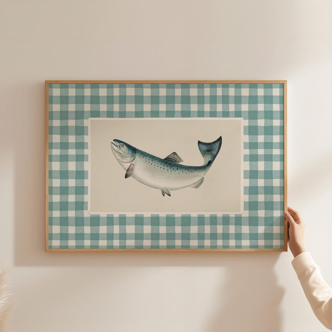Miluva Fishing At The Cottage Art Print, Country Kitchen Wall Decor ...
