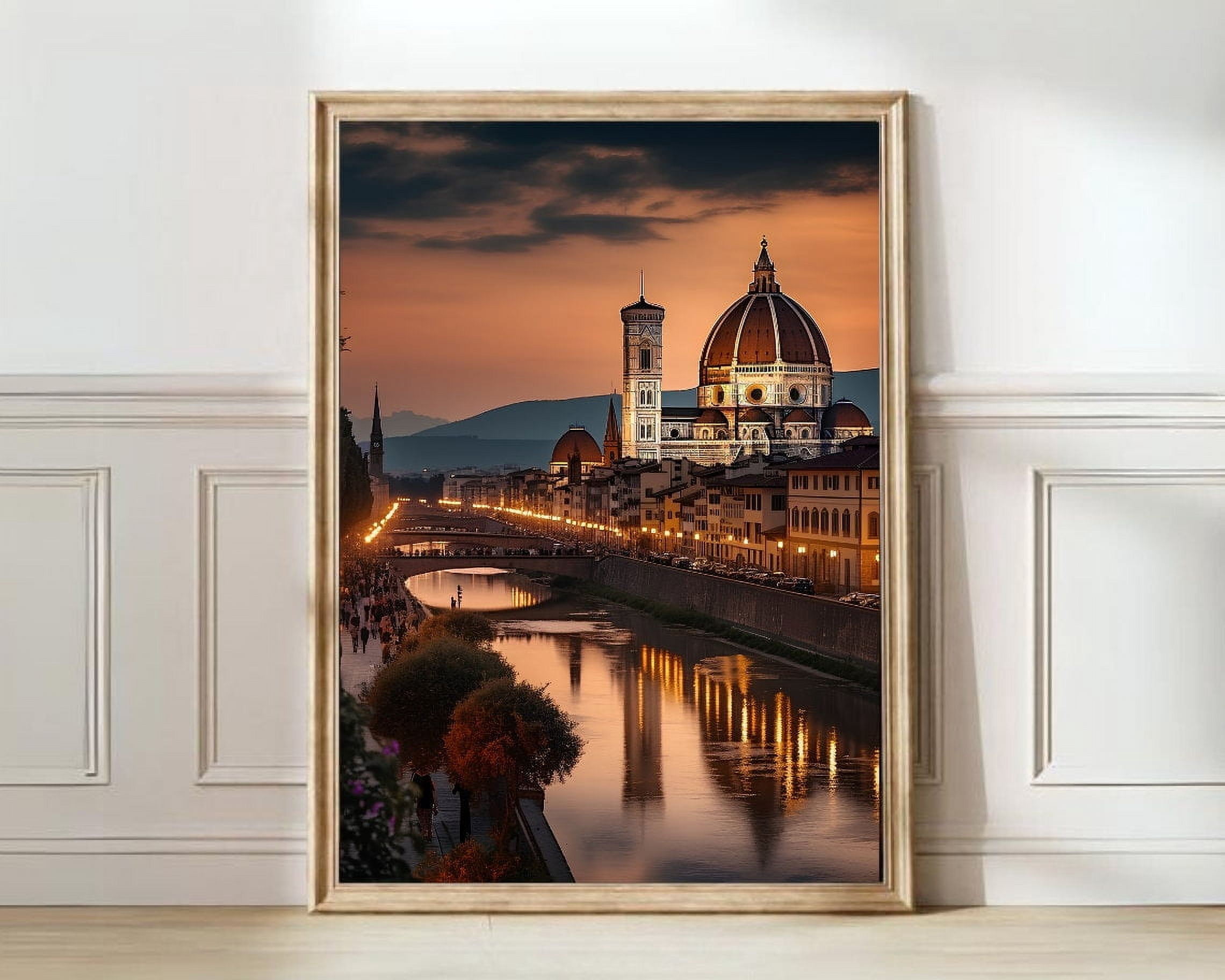 Miluva Florence Print Florence Poster Italy Print Sunset Print Italy ...