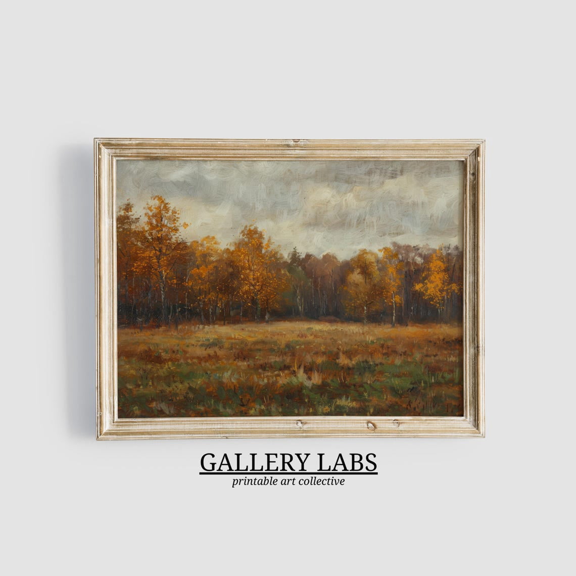 Miluva Forest Wall Art ¢ Fall Decor ¢ Moody Autumn Print ¢ Cabin Decor ...