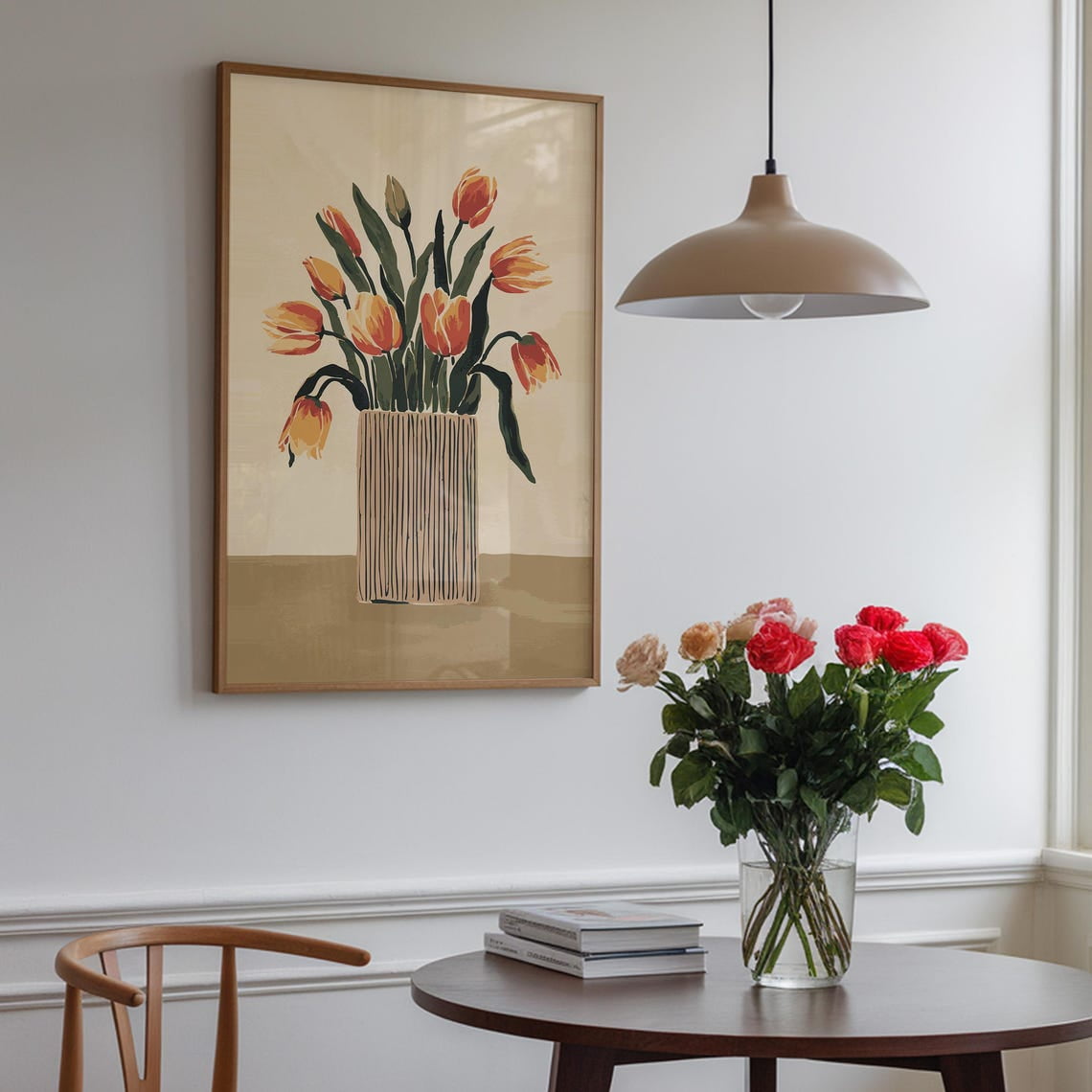 Miluva Frame Mockups, Dining Room Poster Mockup Minimalistic Vertical ...