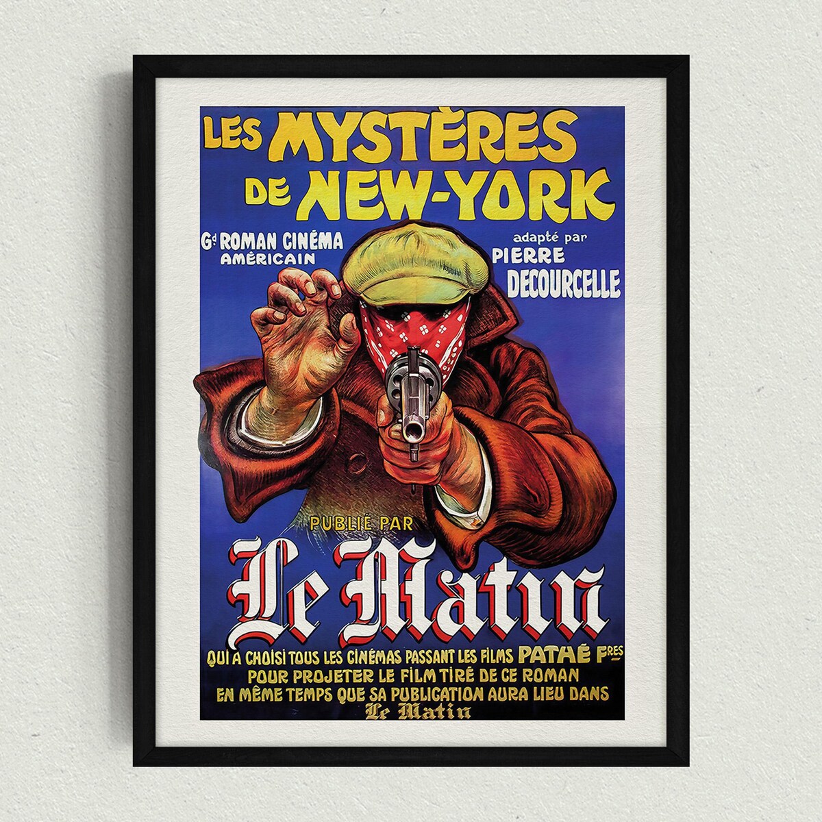 Miluva Friends tv show les mystã ̈res de new york poster vintage french ...