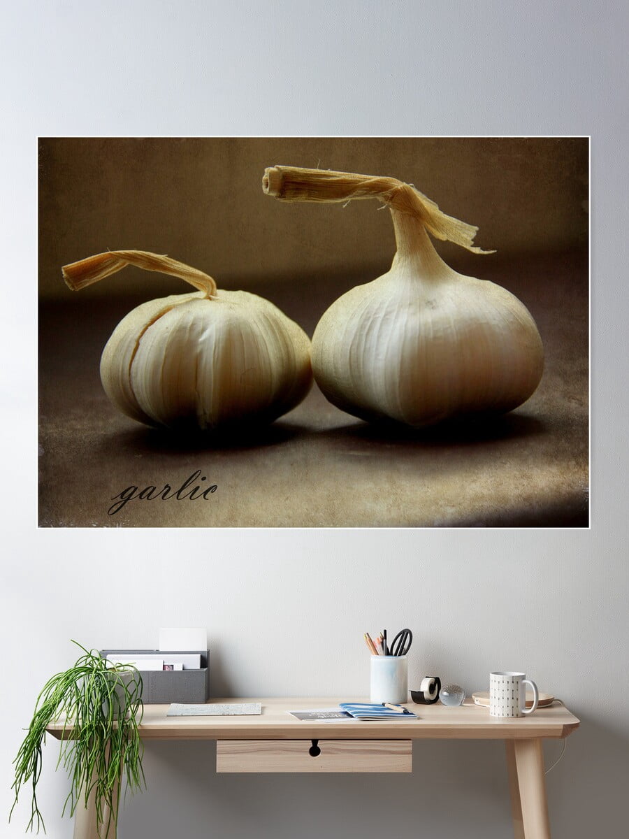 Miluva Garlic Poster Wall Art, Modern Wall Decor For Living Room ...