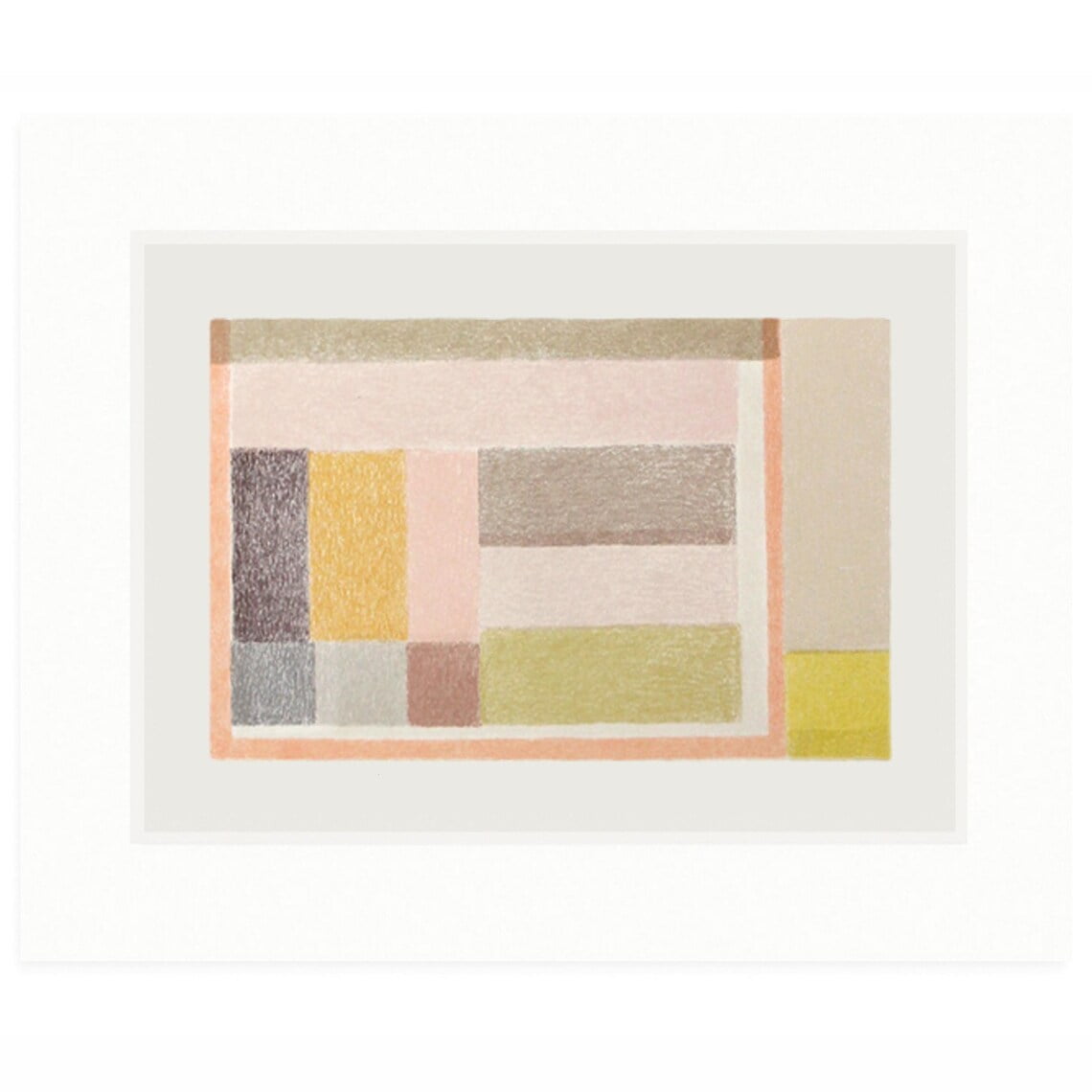 Miluva Geometric Screenprint, Handmade Printmaking, Original Handmade ...