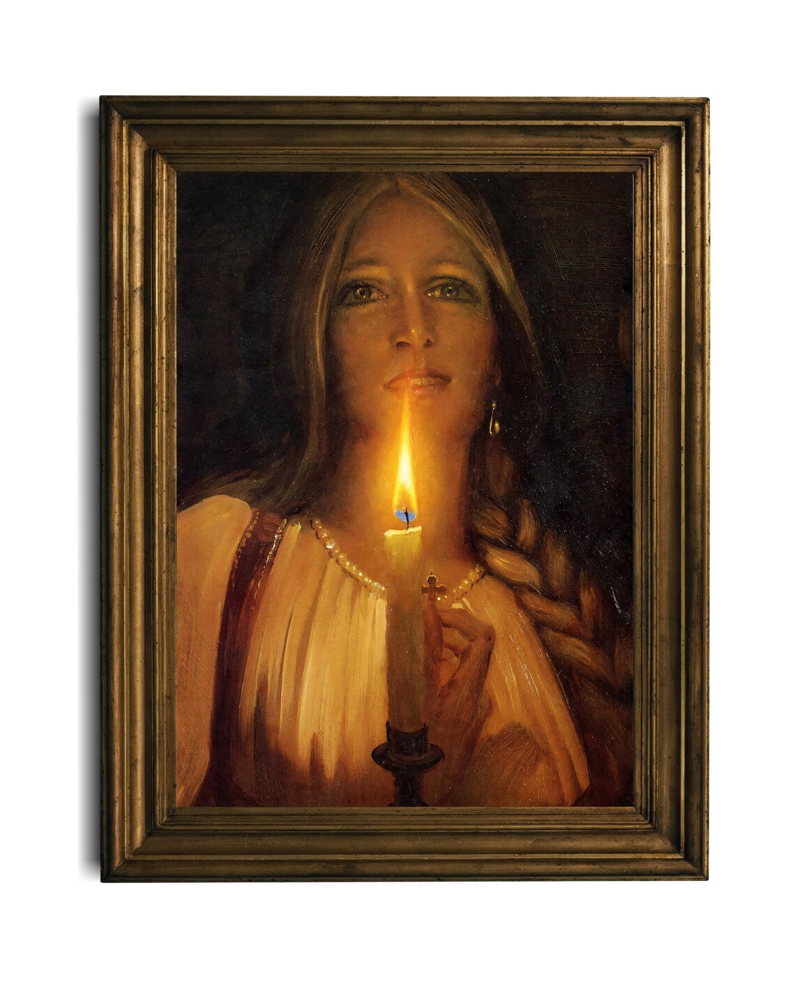 Miluva Girl With Candle Konstantin Vasilev - 17 Size, With Warm Glow ...