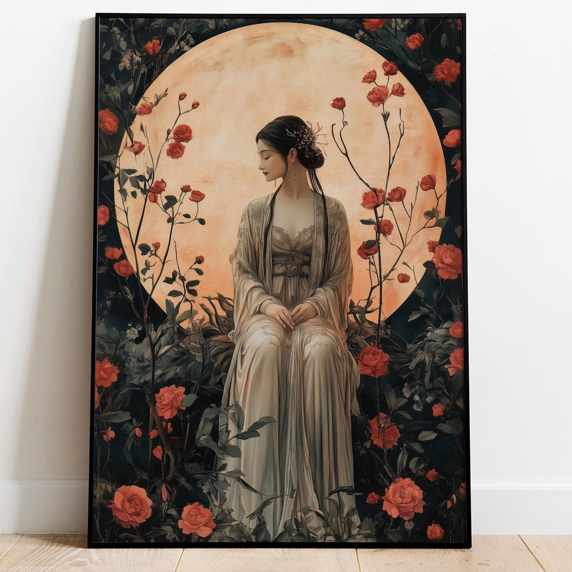 Miluva Goddess Chang'E Permium Matte Poster, Chinese Goddess Of The ...
