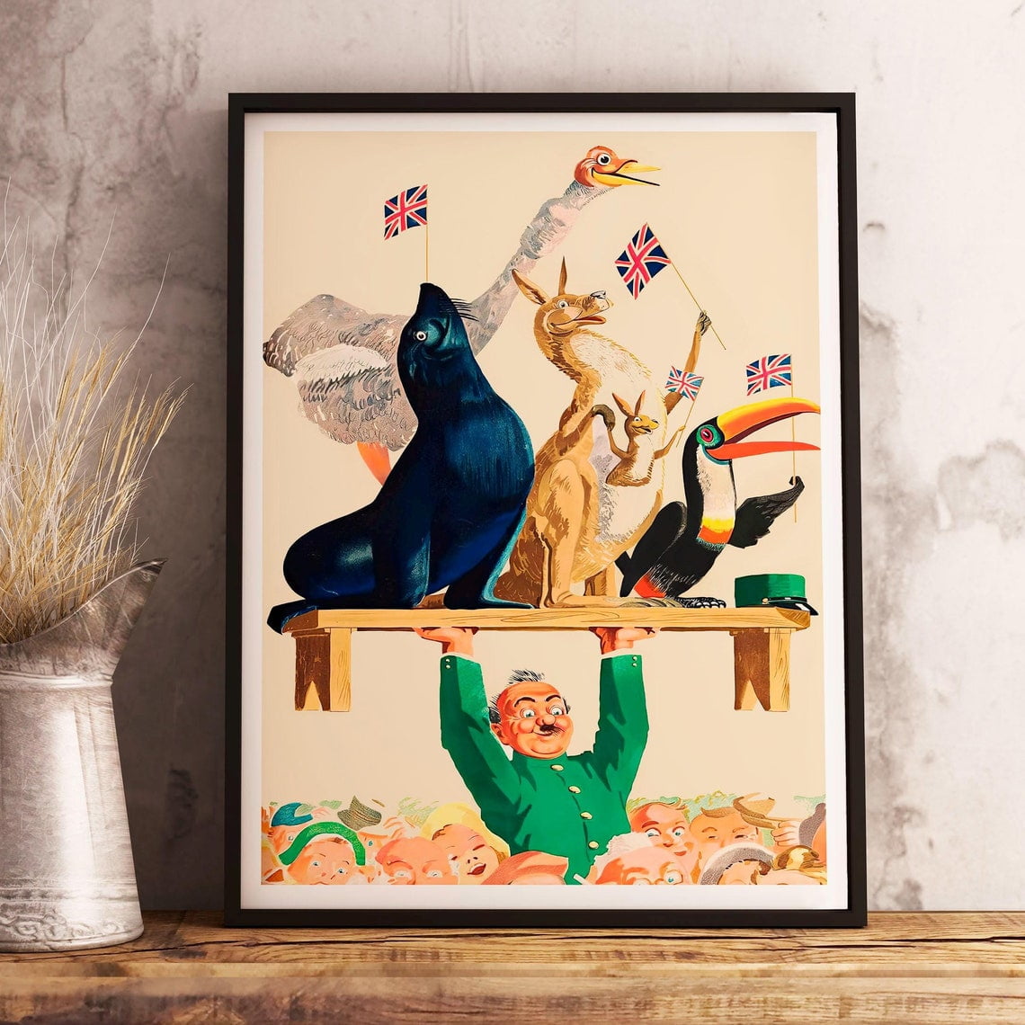 Miluva Guinness Time Irish Stout Vintage Advertising Poster - Bar Decor ...
