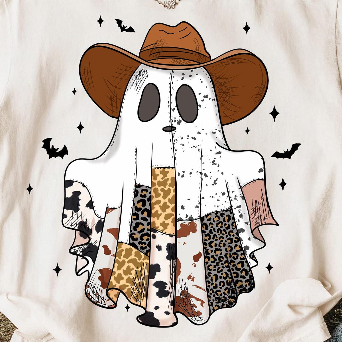Miluva Halloween Cowboy Ghost , Western Halloween Ghost Sublimation ...