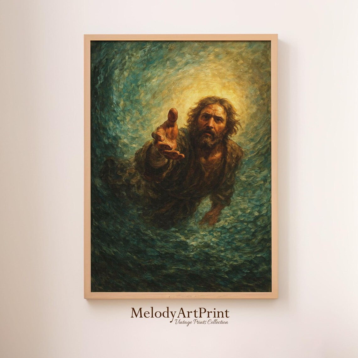 Miluva Hand Of God, Christian Art, Jesus , Jesus Saves Peter, Picture ...