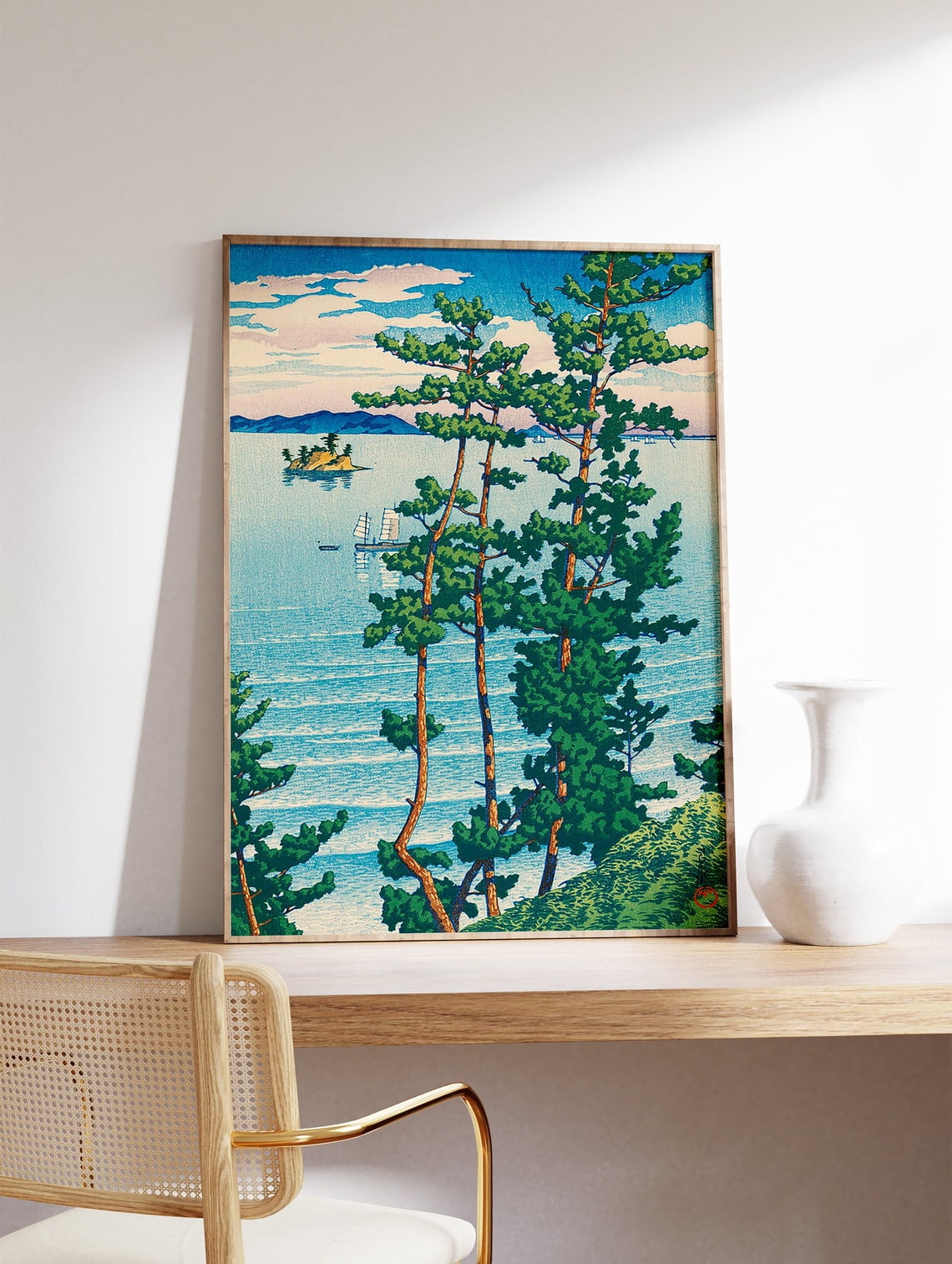 Miluva Hasui Kawase Japanese Poster, Nishi Park, Japanese Water Decor ...