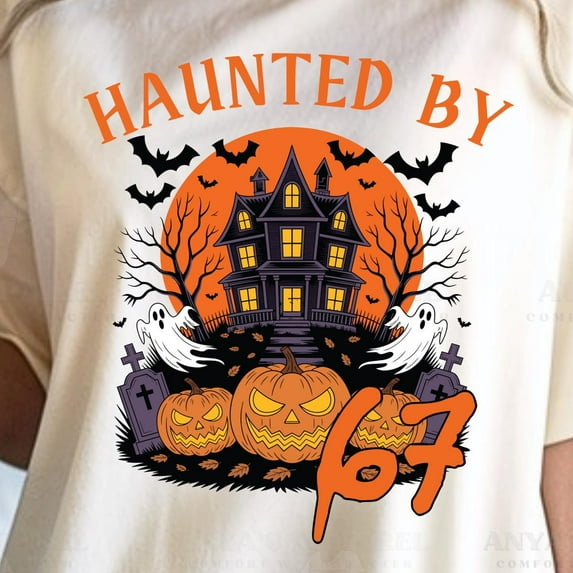 Miluva Haunted by 6 7 Halloween Unisex Shirt, Six Seven Shirt, 67 ...