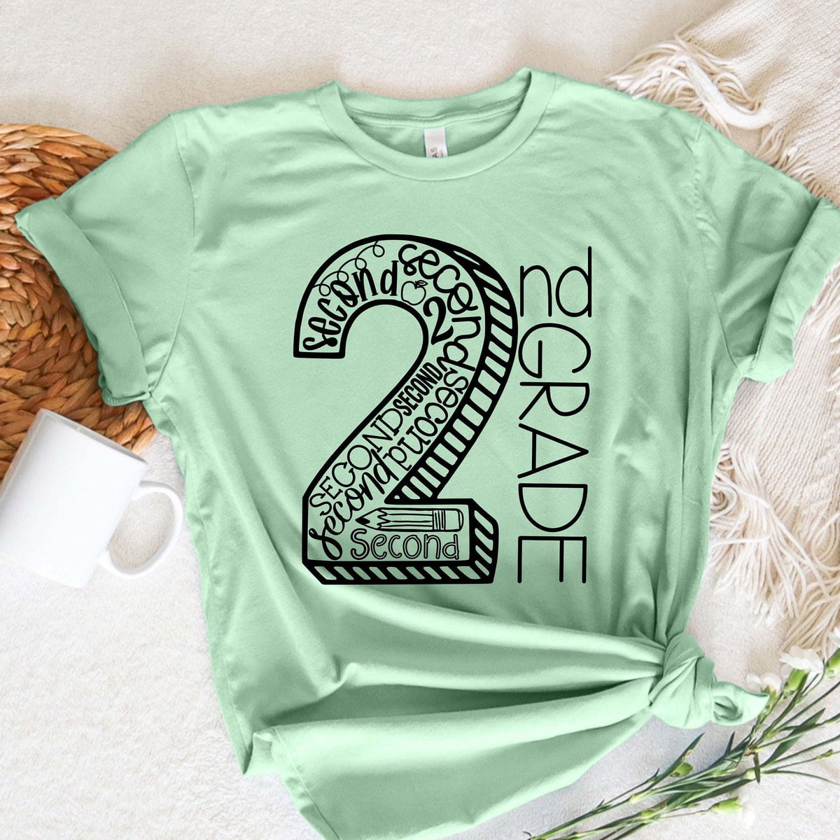 Miluva Hello Second Grade Shirt, Back To School Shirt, Teacher Shirt ...