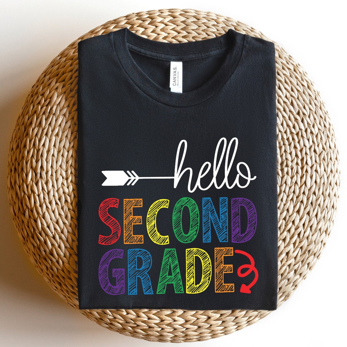 Miluva Hello Second Grade Shirt, Second Grade Teacher Shirt, Second ...