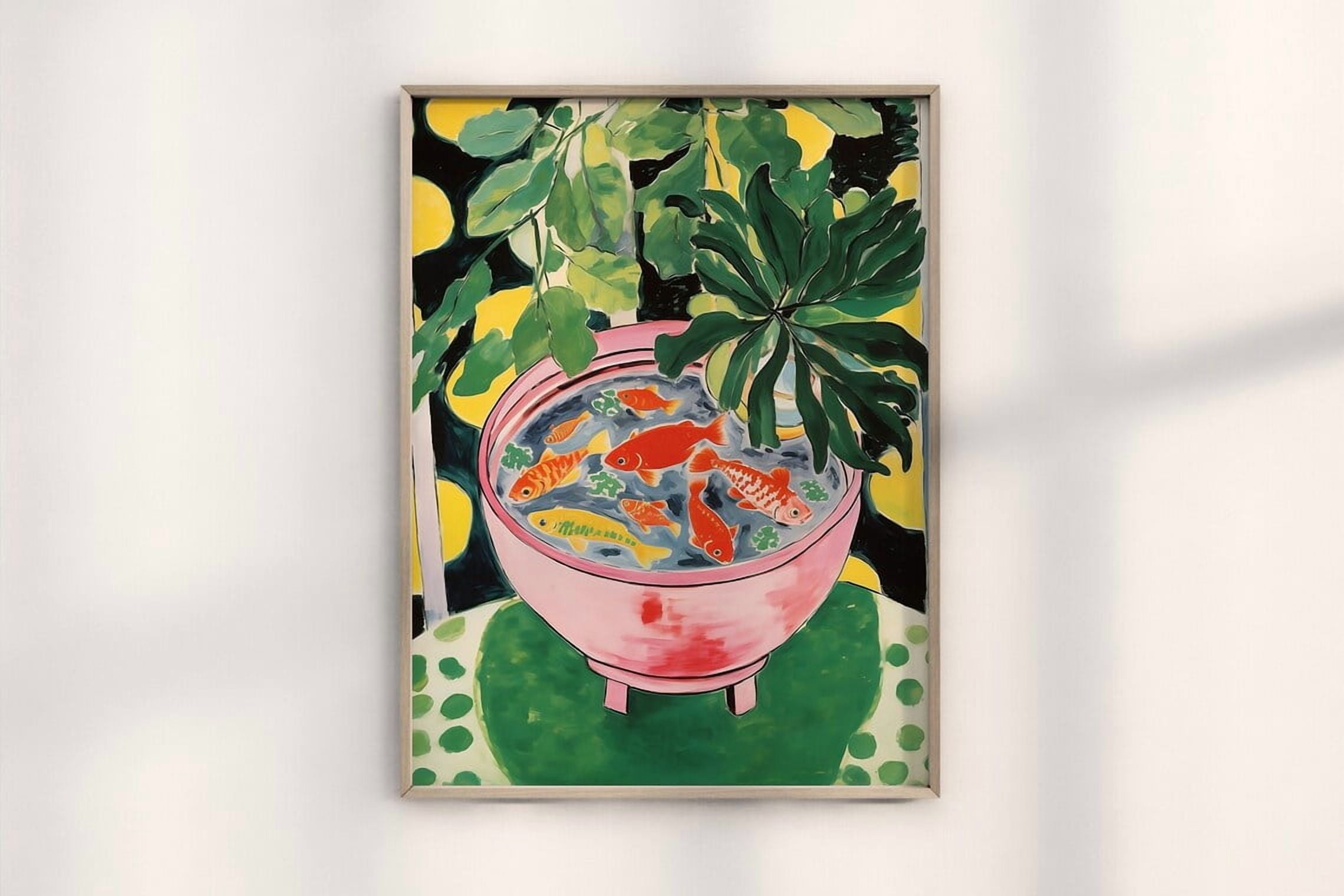 Miluva Henri Matisse Goldfish Art, Matisse Inspired Goldfish, Vintage ...