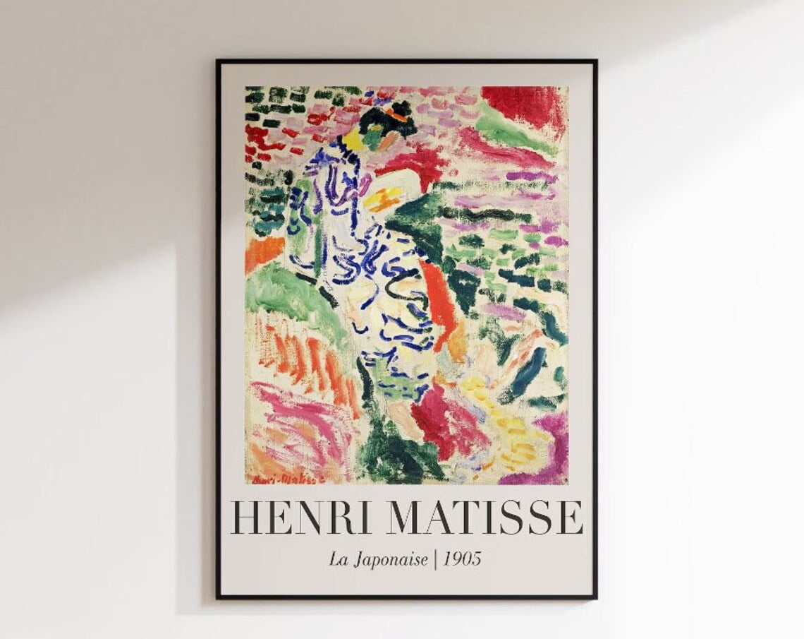 Miluva Henri Matisse , Printable Exhibition Poster, Vintage Matisse ...
