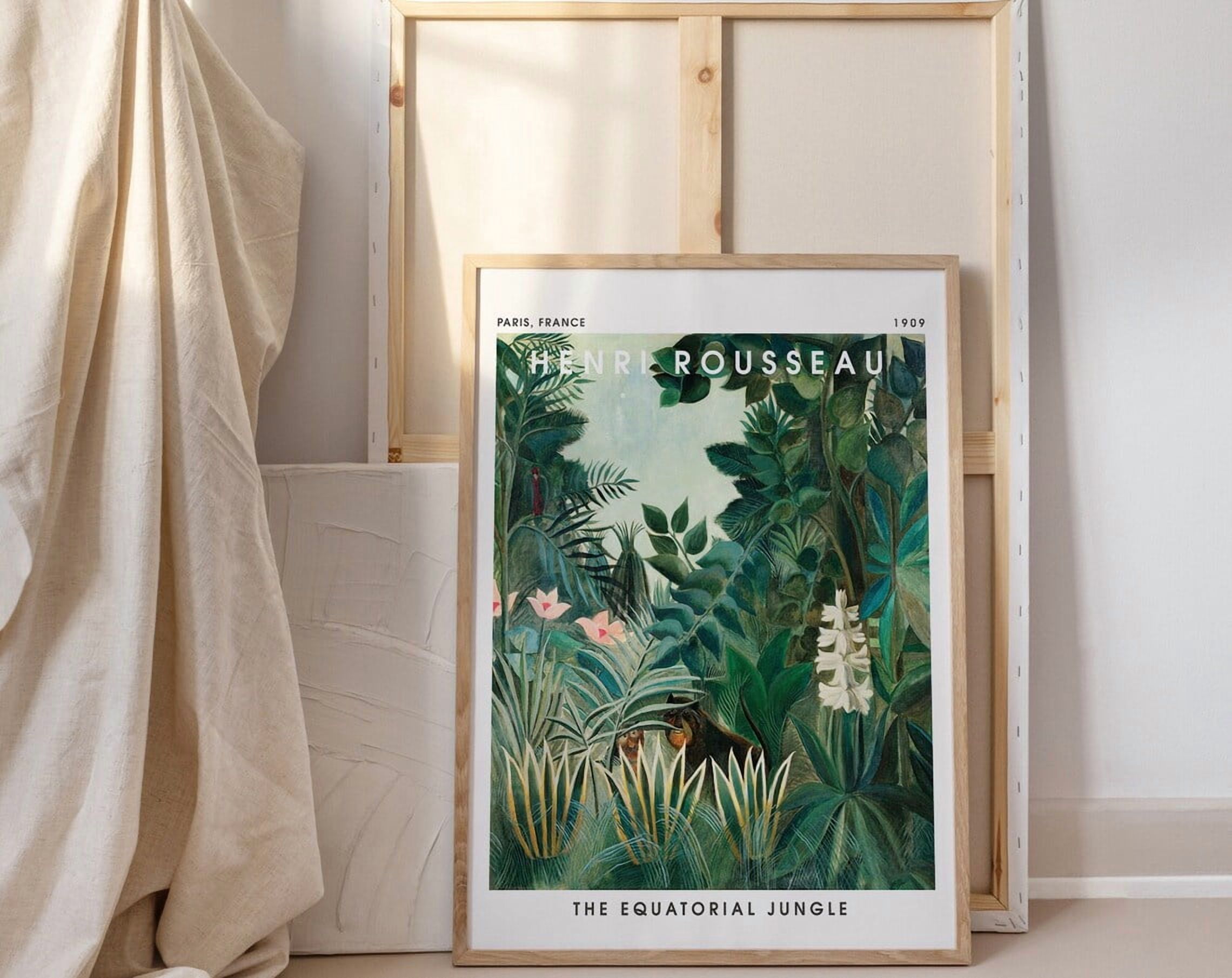 Miluva Henri Rousseau Botanical Exhibition Poster Poster Museum Poster ...