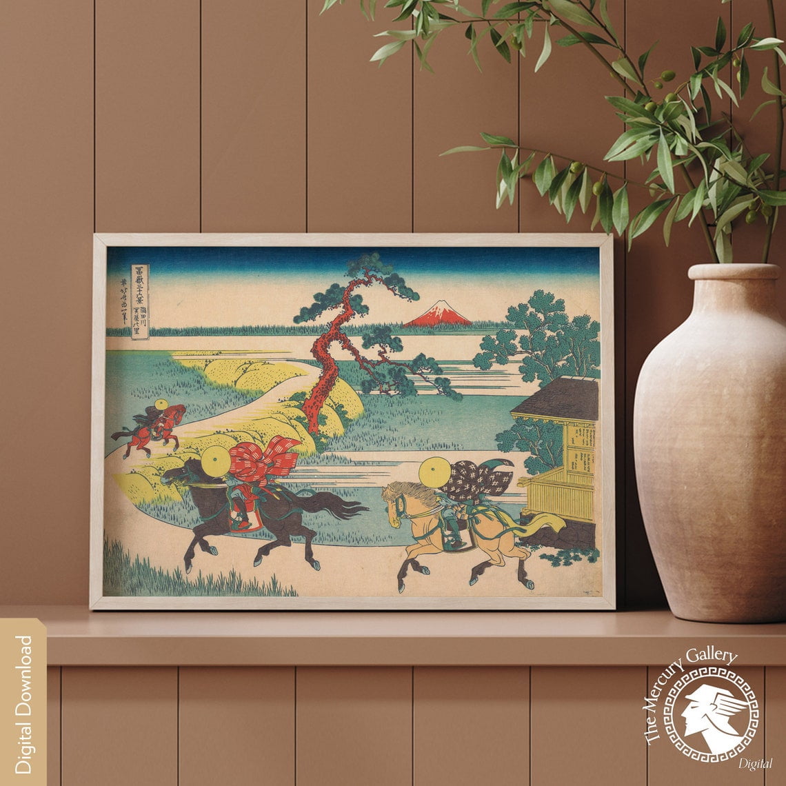Miluva Hokusai Art Print, Sekiya Village On The Sumida River, Japan ...