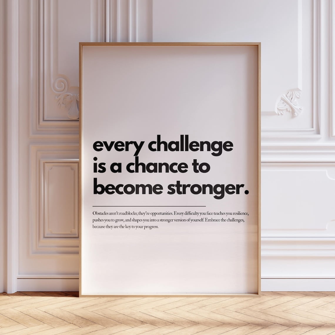 Miluva Home Office Motivational Poster, Positive Quote Wall Art ...