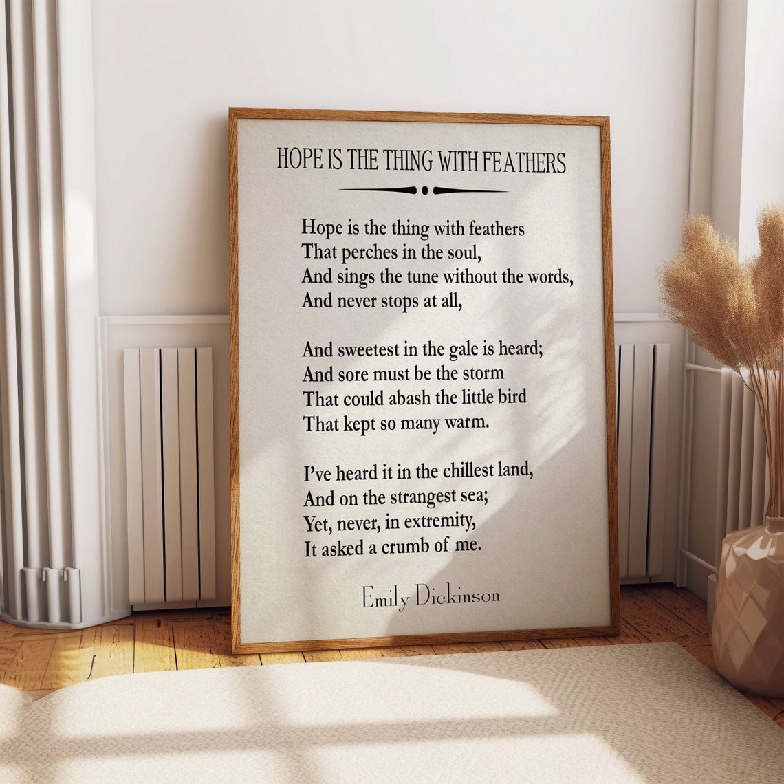 Miluva Hope Is The Thing With Feathers By Emily Dickinson Poem Emily ...