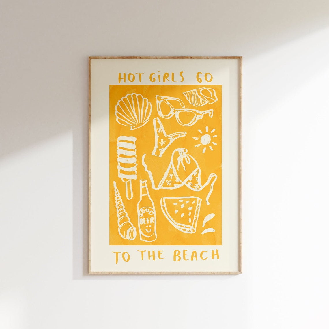 Miluva Hot Girls Go To The Beach Summer Days Poster Summery Sun House ...