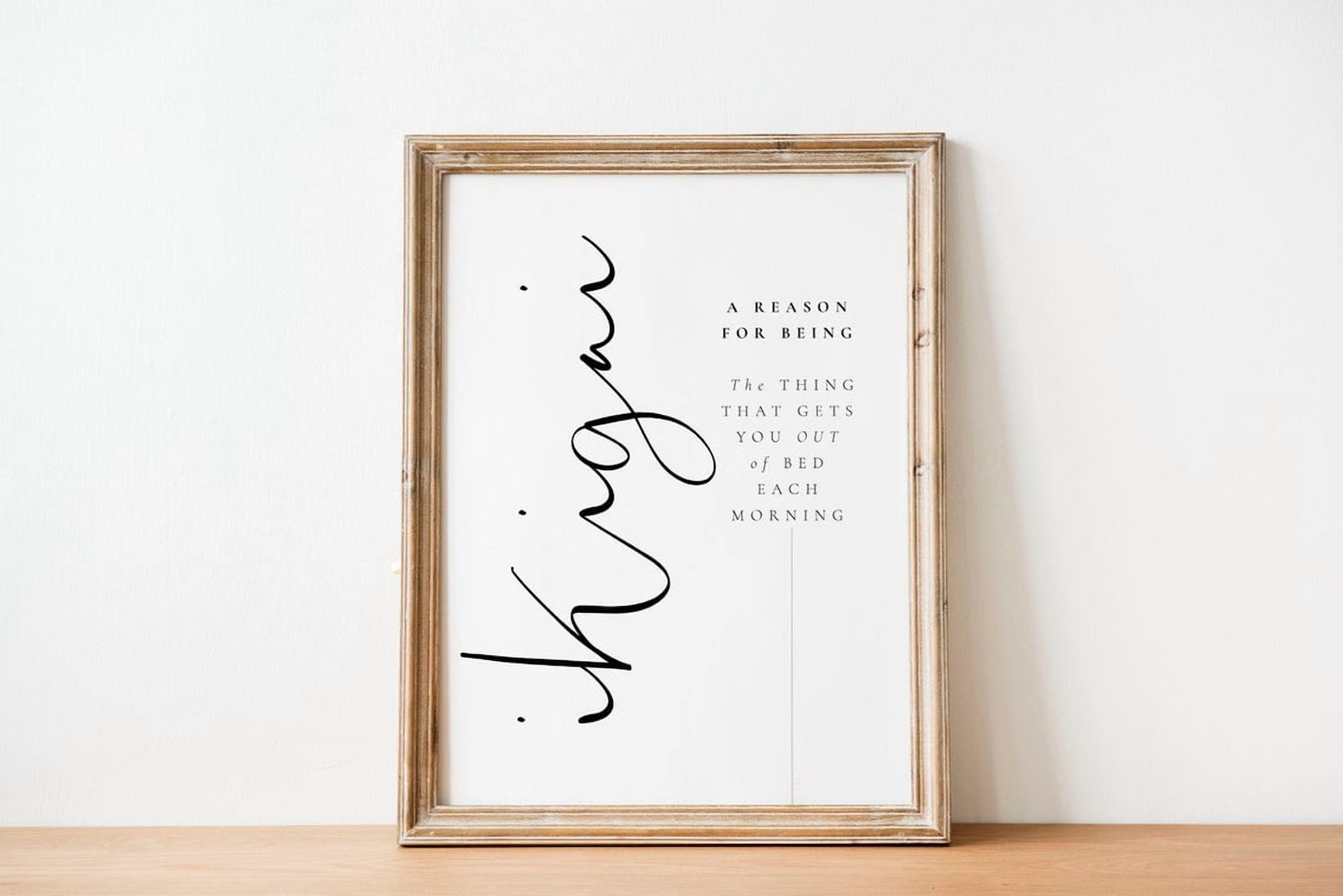 Miluva Ikigai Definition Print, Ikigai Wall Art, Ikigai Poster ...