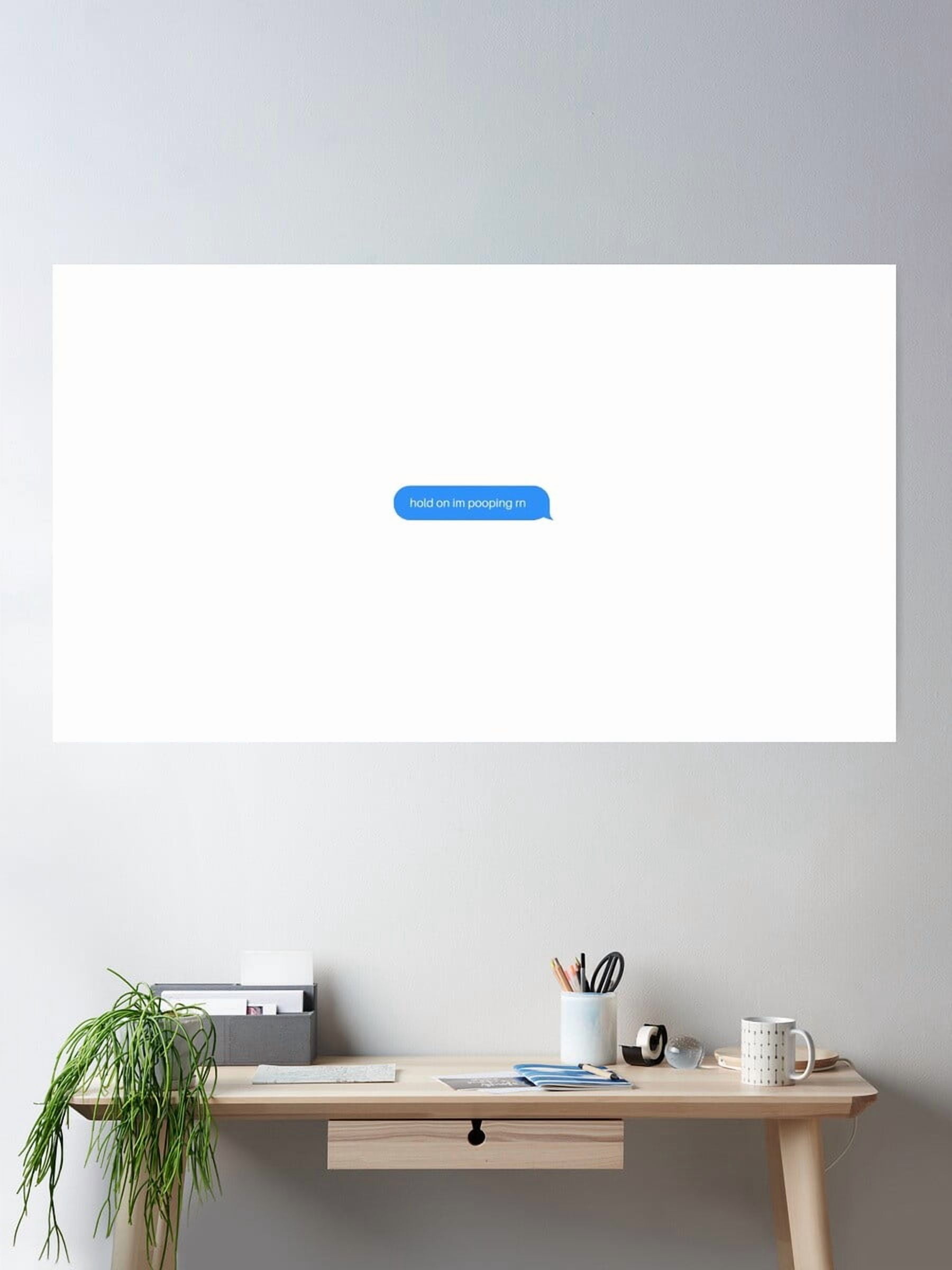 Miluva Imessage Poster Wall Art, Modern Wall Decor For Living Room ...