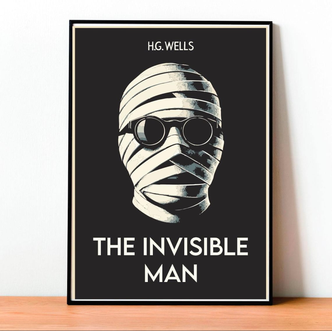 Miluva Invisible Man Poster, Ralph Ellison Art Print, Vintage Book ...