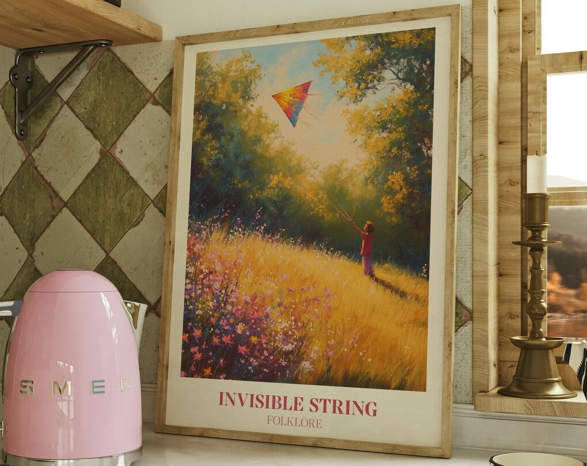 Miluva Invisible String Music Wall Art Aesthetic Art Folklore Print ...
