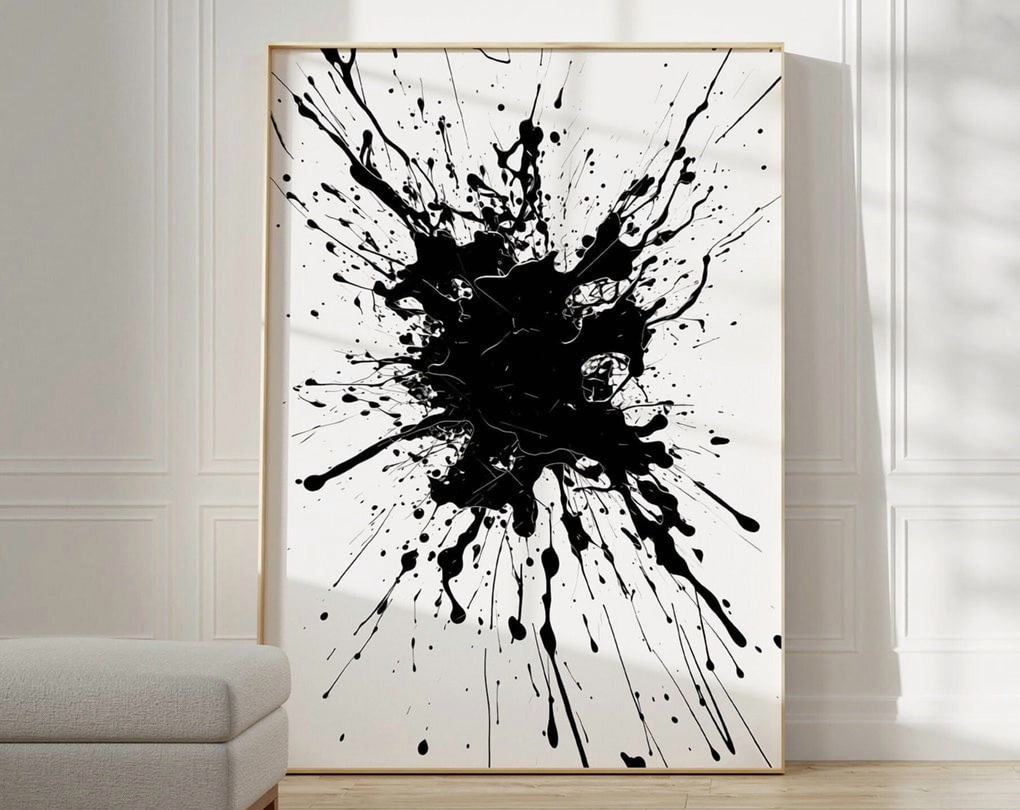 Miluva Jackson Pollock Poster - Maximalist Wall Decor Abstract Art ...