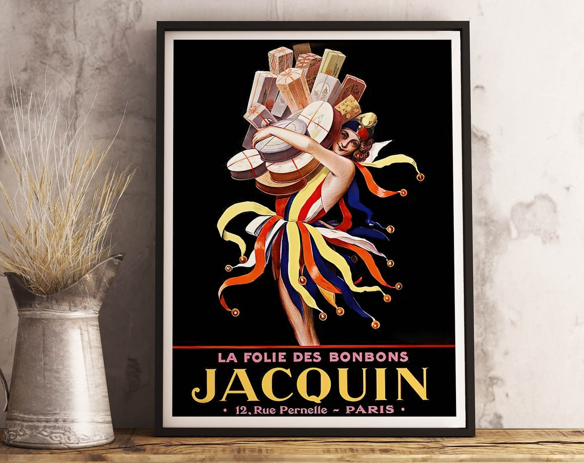 Miluva Jacquin Vintage Retro Printable Poster - Leonetto Cappiello ...