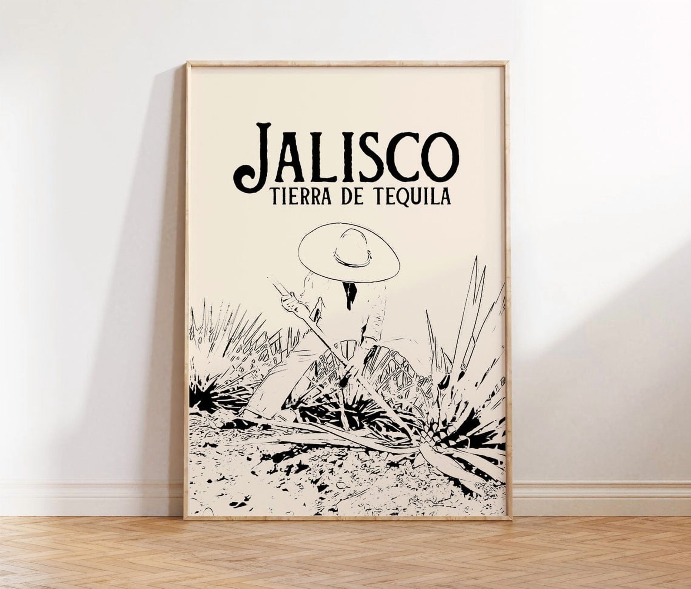 Miluva Jalisco Tierra De Tequila Print Jalisco Illustration Print ...