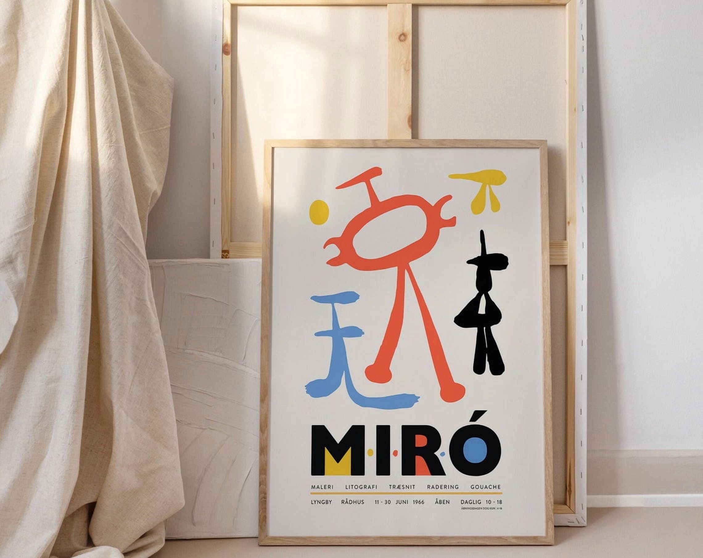 Miluva Joan Miro Exhibition Poster Poster Museum Poster Surrealism ...